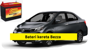 Bateri kereta bezza dan info penting - Mekanikakereta